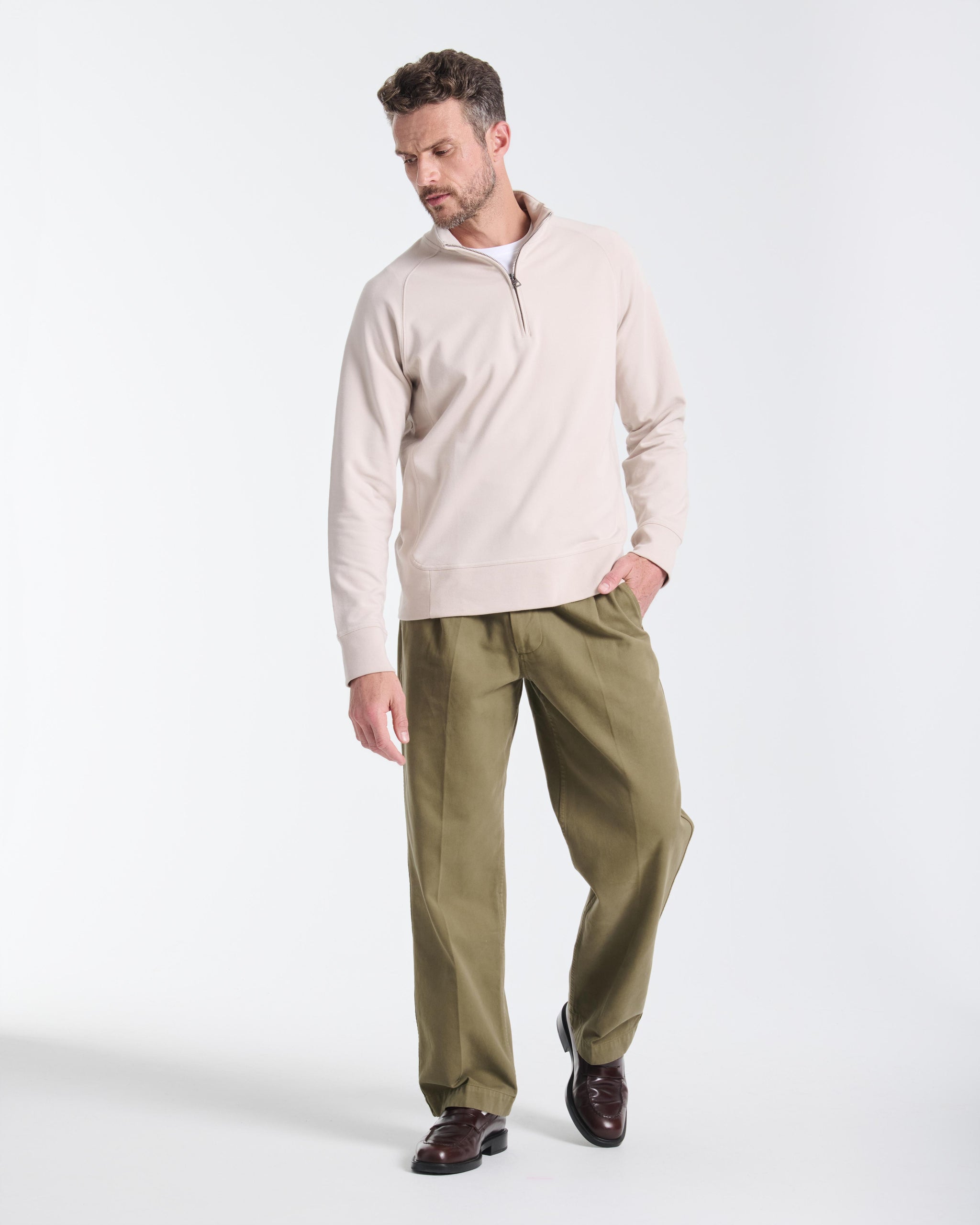 Eldridge - French Terry Stretch Quarter Zip